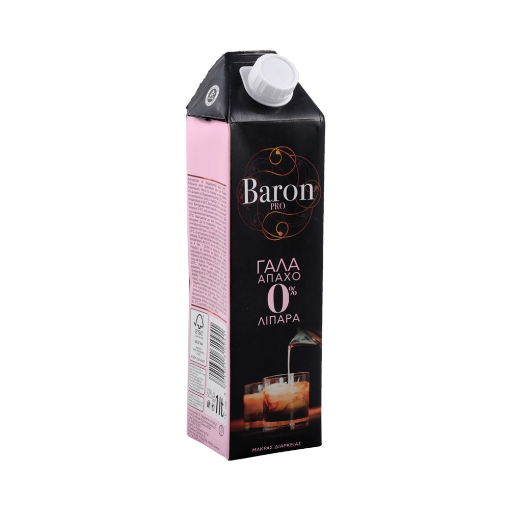 Γάλα Baron 0% 1LT σε χονδρική πώληση | Zucchero